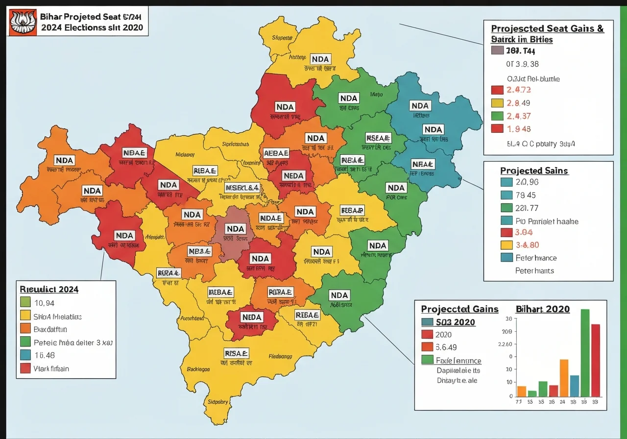 NDA Dominates Bihar Exit Polls with Projected Two-Thirds Majority
